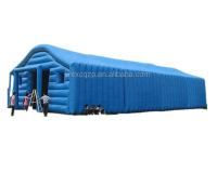 China Inflatable Large Outdoor Garage Tent Commercial Use PVC Tarpaulin 110V Blower for sale