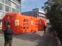 China Custom Inflatable Tent for Camping Event Party Large PVC Inflatable House 6-30m Diameter for sale