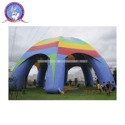 China Customized Large Inflatable Cube Octopus Tent 30m Diameter for Camping Events Outdoor Use for sale