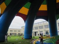 China Customized Large Inflatable Cube Octopus Tent 30m Diameter for Camping Events Outdoor Use for sale