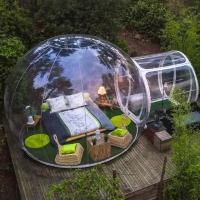 China Inflatable Dome Tent Advertising Display 3M Diameter Waterproof PVC Bubble Hotel Tent Event Show Tent for sale