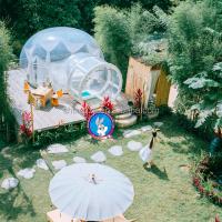 China Inflatable Dome Tent Advertising Display 3M Diameter Waterproof PVC Bubble Hotel Tent Event Show Tent for sale