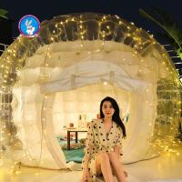 China Inflatable Dome Tent Event Bubble House 3m Diameter Outdoor Camping Show Tent with CE Blower for sale