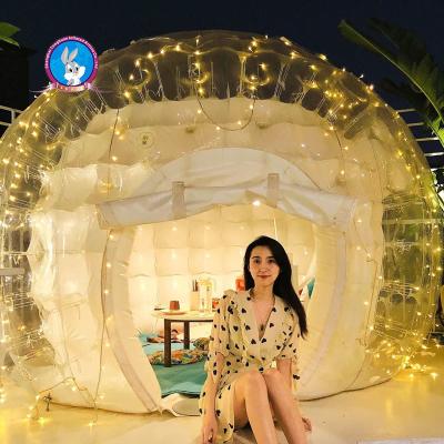 China Inflatable Dome Tent Event Bubble House 3m Diameter Outdoor Camping Show Tent with CE Blower for sale