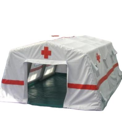 China Outdoor Large Inflatable Command Post Tent Medical Emergency Air Tent 0.9mm PVC Waterproof Custom for sale