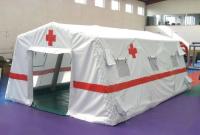 China Outdoor Large Inflatable Command Post Tent Medical Emergency Air Tent 0.9mm PVC Waterproof Custom for sale