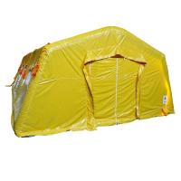 China Quick Install Double Layer Waterproof Inflatable Emergency Medical Isolation Tent 10x5x3m for sale