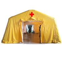 China Outdoor Waterproof Inflatable Double Layer Square Medical Isolation Tent 10x5x3m Custom Sizes for sale