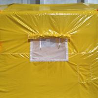 China Outdoor Waterproof Inflatable Double Layer Square Medical Isolation Tent 10x5x3m Custom Sizes for sale