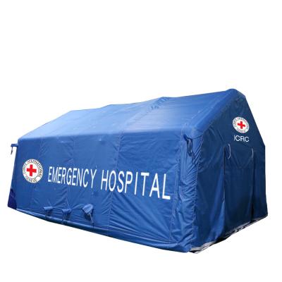 China Custom Inflatable Medical Tent 6x5x3m Durable PVC Emergency Shelter with CE Certification for sale