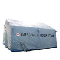 China Custom Inflatable Medical Tent 6x5x3m Durable PVC Emergency Shelter with CE Certification for sale