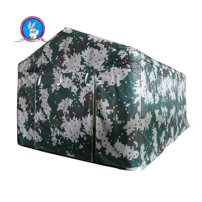China Inflatable Medical Decontamination Tent 6x5x3.2m Waterproof First Aid Shelter with 500W Blower for sale