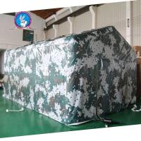 China Inflatable Medical Decontamination Tent 6x5x3.2m Waterproof First Aid Shelter with 500W Blower for sale