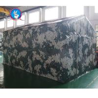 China Inflatable Medical Decontamination Tent 6x5x3.2m Waterproof First Aid Shelter with 500W Blower for sale