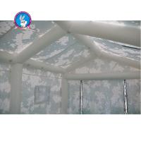 China Inflatable Medical Decontamination Tent 6x5x3.2m Waterproof First Aid Shelter with 500W Blower for sale
