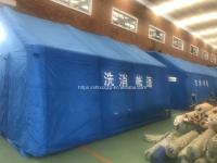 China Airtight PVC Quick Automatic Opening Inflatable Shower Tent 20-200 sq ft Portable for sale