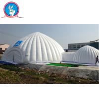 China Inflatable White Large Dome Igloo Tent Waterproof PVC 0.55mm for Event Sale for sale