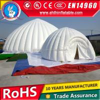 China Inflatable White Large Dome Igloo Tent Waterproof PVC 0.55mm for Event Sale for sale