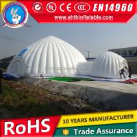 China Inflatable White Large Dome Igloo Tent Waterproof PVC 0.55mm for Event Sale for sale