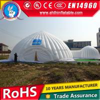 China Inflatable White Large Dome Igloo Tent Waterproof PVC 0.55mm for Event Sale for sale