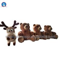 China Inflatable Stuffed Teddy Bear Plush Furry Mascot 420D Oxford Cloth 1.2m for Christmas Decoration for sale