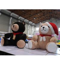 China Custom Inflatable Christmas Reindeer and Bear for Advertising 0.6mm PVC 3 Year Warranty for sale