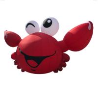 China Custom Inflatable Cartoon Crab Model 3m to 10m PVC Advertising Animal for Kids Fun for sale