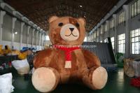 China Custom Inflatable Plush Bear Model 2-30m for Party Event Holiday Decoration Advertising for sale