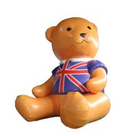 China Custom Inflatable Cartoon Teddy Bear Model 2m TPU Advertising Inflatable for Events for sale