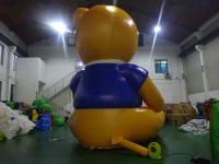 China Custom Inflatable Cartoon Teddy Bear Model 2m TPU Advertising Inflatable for Events for sale
