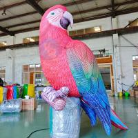 China Custom Giant Inflatable Parrot Model 3m High for Event Decoration Commercial Display Theme Activity for sale