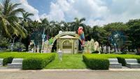 China Custom Giant Inflatable Parrot Model 3m High for Event Decoration Commercial Display Theme Activity for sale