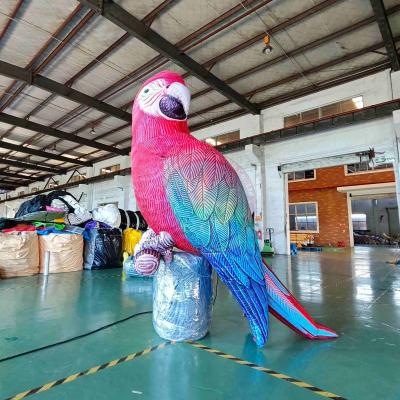 China Custom Giant Inflatable Parrot Model 3m High for Event Decoration Commercial Display Theme Activity for sale