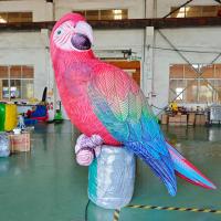 China Custom Giant Inflatable Parrot Model 3m High for Event Decoration Commercial Display Theme Activity for sale