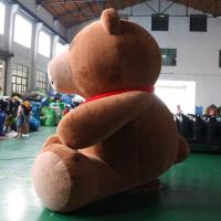China Custom 3m High Inflatable Teddy Bear for Advertising Durable PVC Promotional Mascot for sale