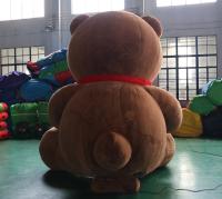 China Custom 3m High Inflatable Teddy Bear for Advertising Durable PVC Promotional Mascot for sale