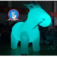 China Custom Giant Inflatable Shiny Animal Model Statue 2m-6m Height with Lights for Events Advertising for sale