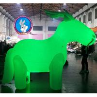 China Custom Giant Inflatable Shiny Animal Model Statue 2m-6m Height with Lights for Events Advertising for sale