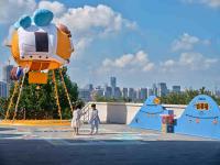 China Custom Giant Inflatable Bee Mascot 2m-10m Outdoor Advertising Display for Events for sale