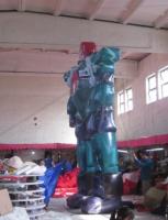 China Custom Inflatable Cartoon Transformers Model Outdoor Play Toy PVC 2m Height for sale