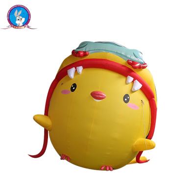 China Large Custom PVC Inflatable Chicken 2m Height for Outdoor Advertising Decoration for sale
