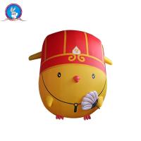 China Large Custom PVC Inflatable Chicken 2m Height for Outdoor Advertising Decoration for sale