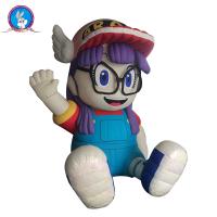 China Custom Inflatable PVC Cartoon Girl Mascot Advertising Character for Outdoor Events for sale
