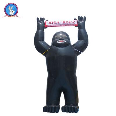 China Custom Design Outdoor PVC Advertising Balloon Inflatable King Kong Gorilla 2m Height for sale