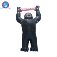 China Custom Design Outdoor PVC Advertising Balloon Inflatable King Kong Gorilla 2m Height for sale