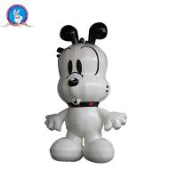 China Custom Inflatable Advertising Dog with UV Printing 2.5m Height for Outdoor Promotion for sale