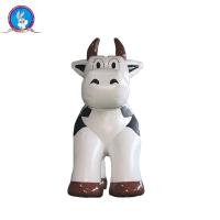 China Custom Inflatable Cow Model for Outdoor Advertising with UV Printing and Repair Kit for sale