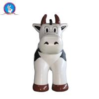 China Custom Inflatable Cow Model for Outdoor Advertising with UV Printing and Repair Kit for sale