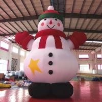 China Customized Christmas Snowman Inflatable 3-30m Outdoor Holiday Decoration with CE Certification for sale