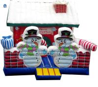 China Custom Inflatable Christmas Santa Cartoon 2m-6m for Events Advertising Festival for sale